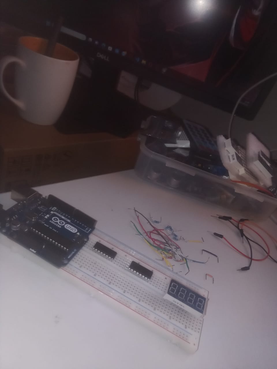 Solved Please assist in helping me wire a 4 digit 7 segment | Chegg.com