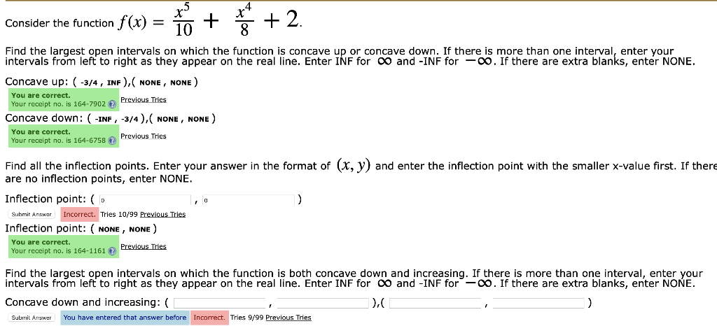 Solved Consider the function f (x Find the largest open | Chegg.com