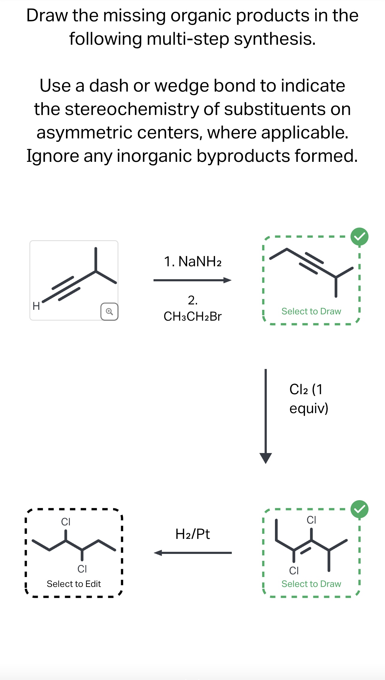 Solved Draw the missing organic products in the following | Chegg.com