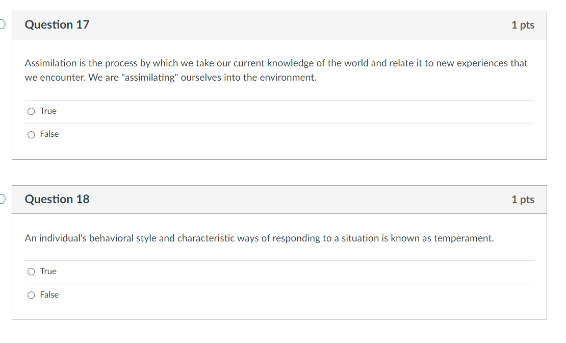 Solved Question 17 1 pts Assimilation is the process by | Chegg.com
