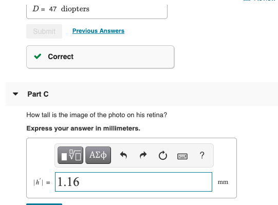 Solved A Review | Constants Part A A 30-year-old optometry | Chegg.com