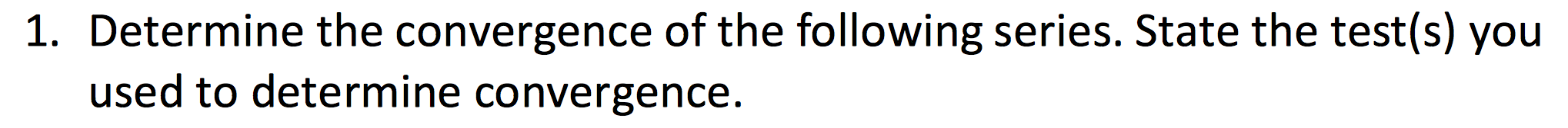 Solved List of Series and Tests • Geometric series, • | Chegg.com