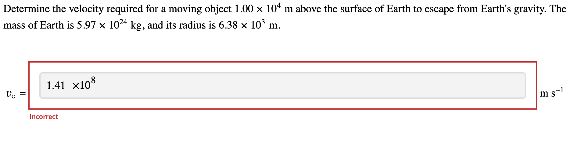Solved Determine the velocity required for a moving object | Chegg.com