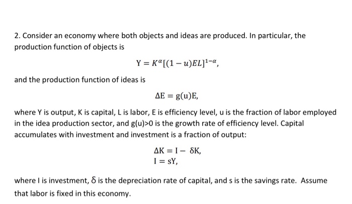 Solved a. Using the expressions for efficiency units, | Chegg.com