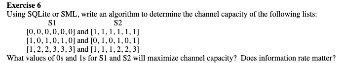 Solved Using Sqlite Or Sml Write An Algorithm To Determine 9109