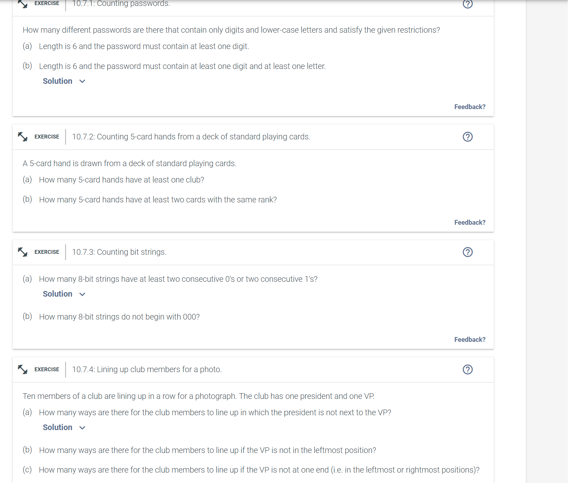 Solved How many different passwords are there that contain | Chegg.com