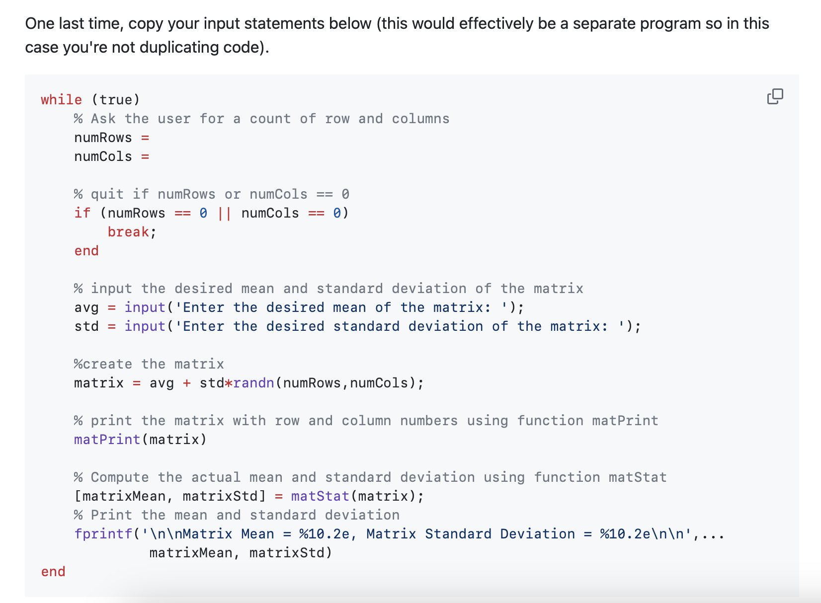 Solved Ask a user for two inputs Write two input statements | Chegg.com