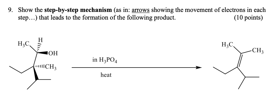 Solved Show the step-by-step mechanism (as in: arrows | Chegg.com