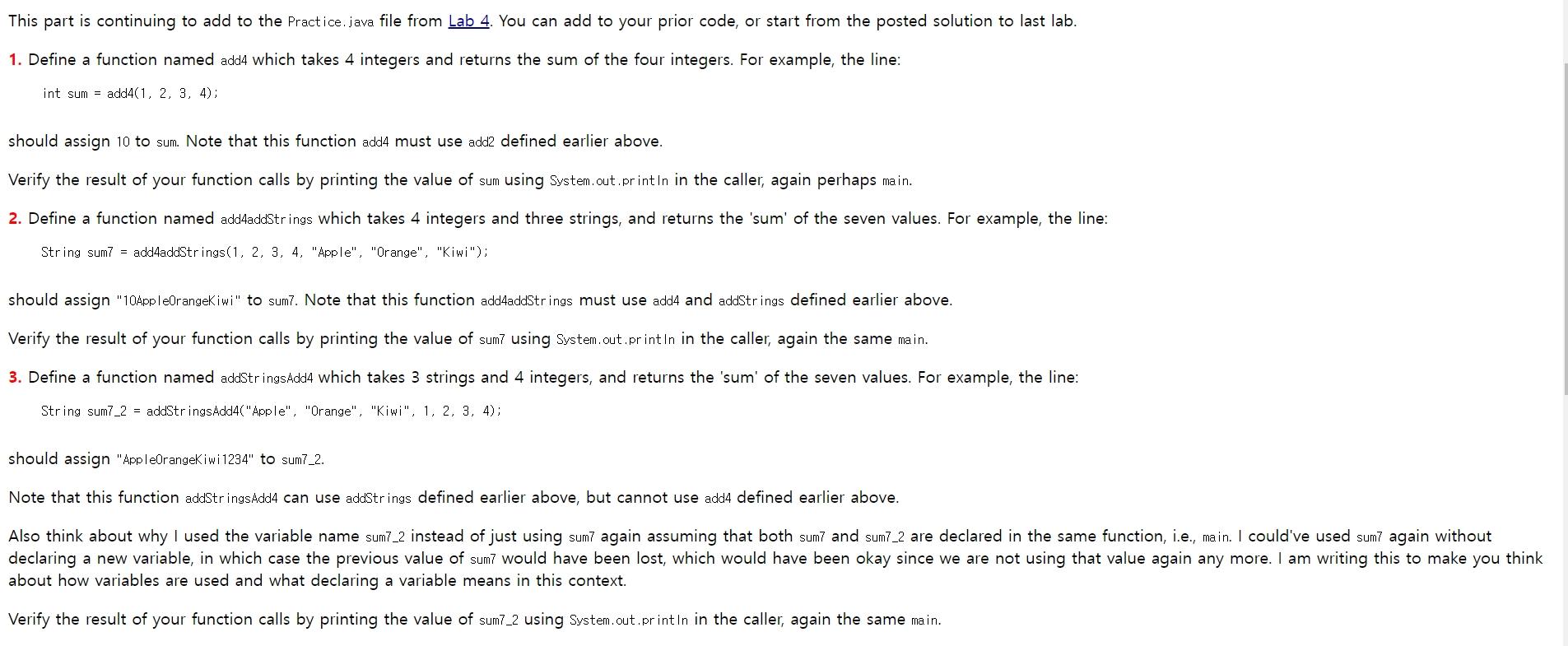 Solved This is previous code Lab 4. package Lab5; import | Chegg.com