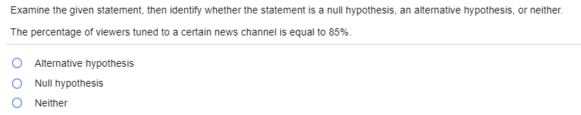Solved Examine the given statement, then identify whether | Chegg.com