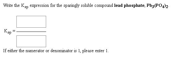 Solved Write the Ksp expression for the sparingly soluble | Chegg.com