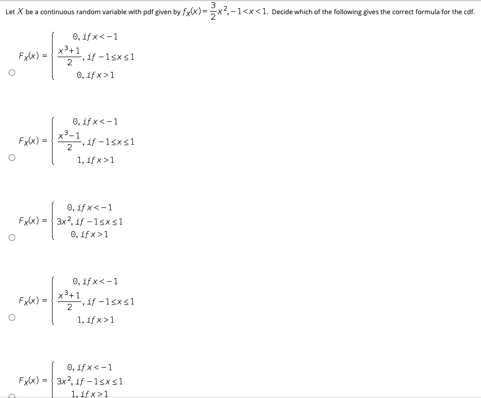 Solved 3 Let X be a continuous random variable with pdf | Chegg.com