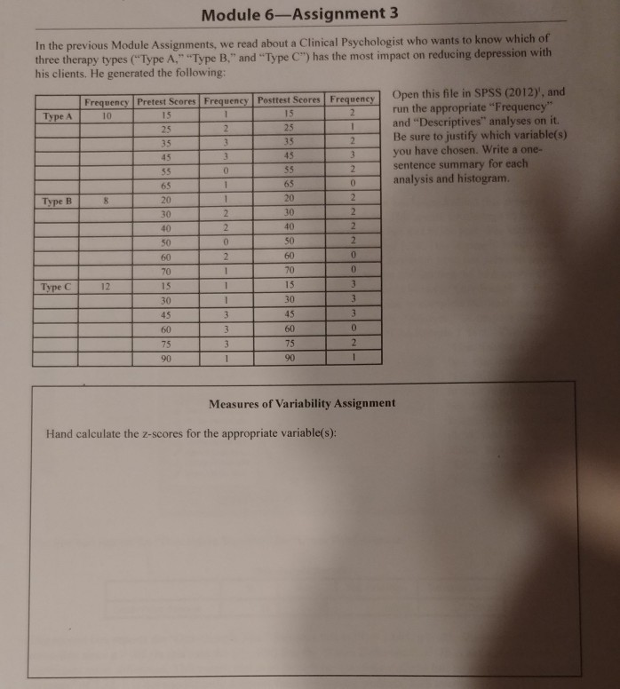 Solved Module 6-Assignment 3 In the previous Module | Chegg.com