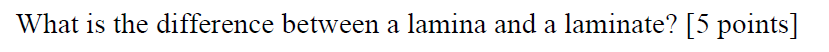 Solved What is the difference between a lamina and a | Chegg.com