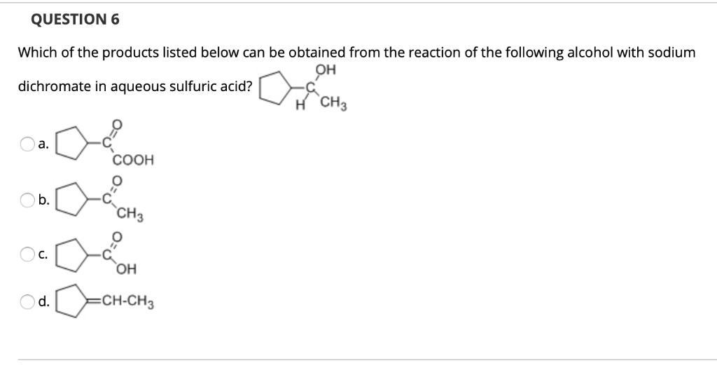 Solved QUESTION1 Which of the following structures | Chegg.com