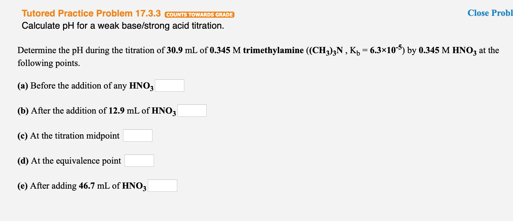 Solved Clo Tutored Practice Problem 17.3.1 COUNTS TOWARDS | Chegg.com
