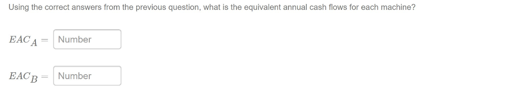 Solved Consider the following two machines a company can | Chegg.com