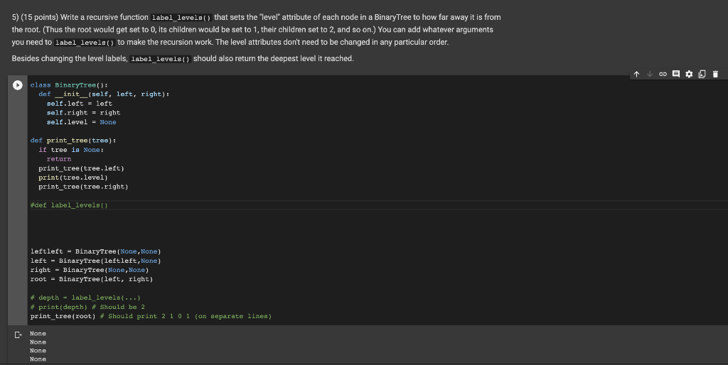 Solved 5) (15 points) Write a recursive function | Chegg.com