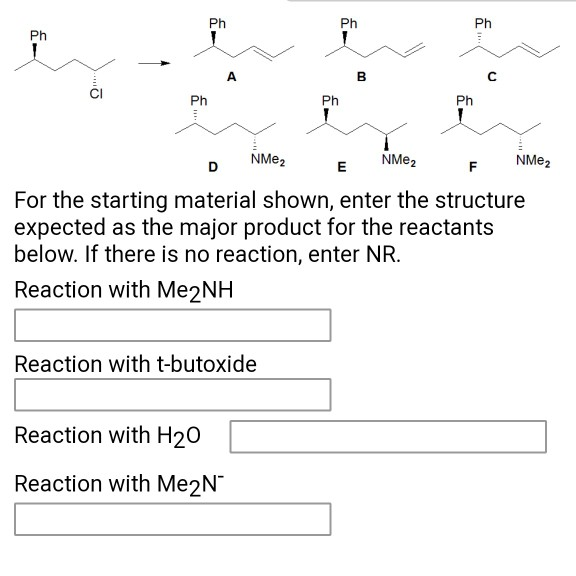 Solved Ph Ph Ph Ph Cl Ph Ph Ph NMe2 NMe2 NMe2 For the | Chegg.com