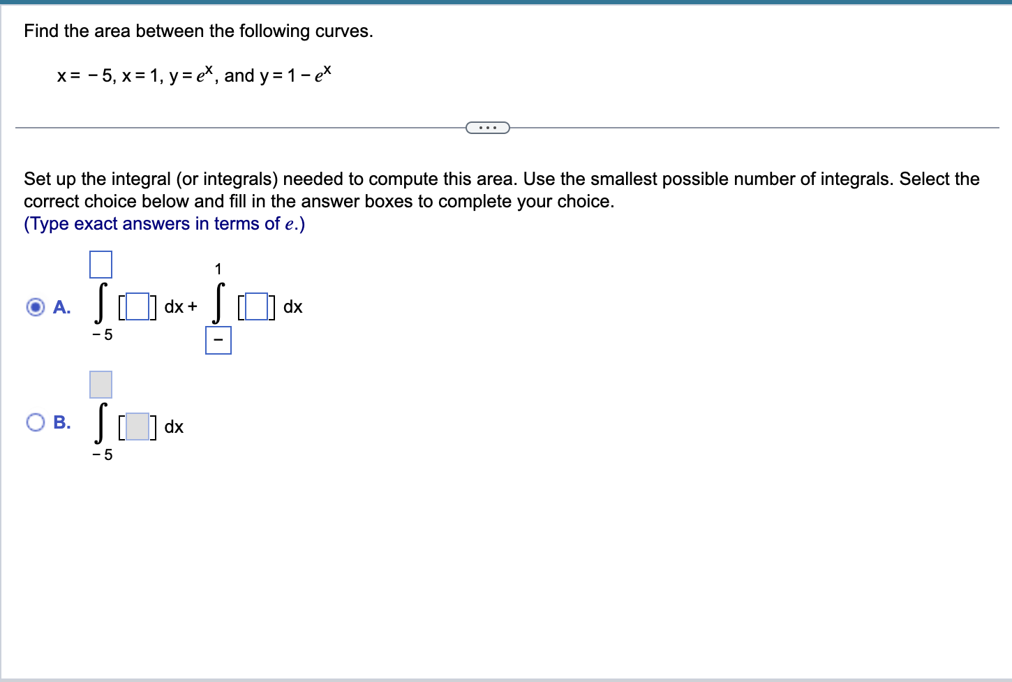Solved Find the area between the following | Chegg.com