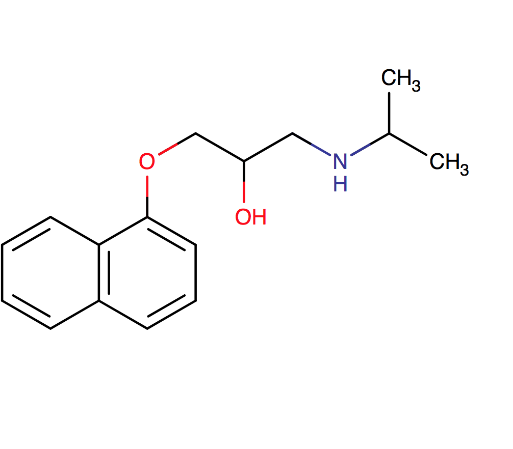 Solved IUPAC Name and structure of Propranolol and | Chegg.com