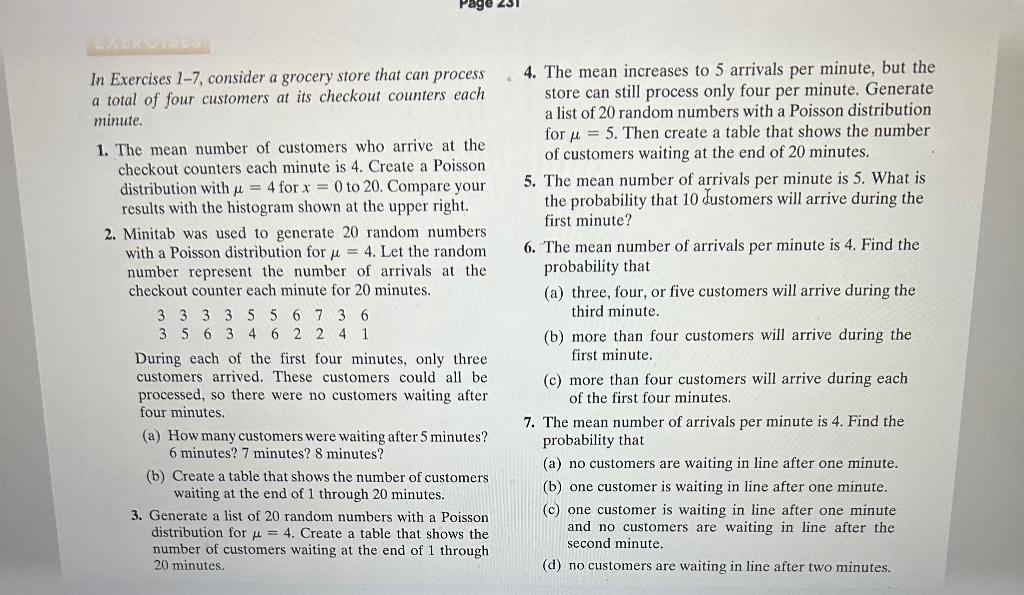 Solved In Exercises 1-7, consider a grocery store that can | Chegg.com