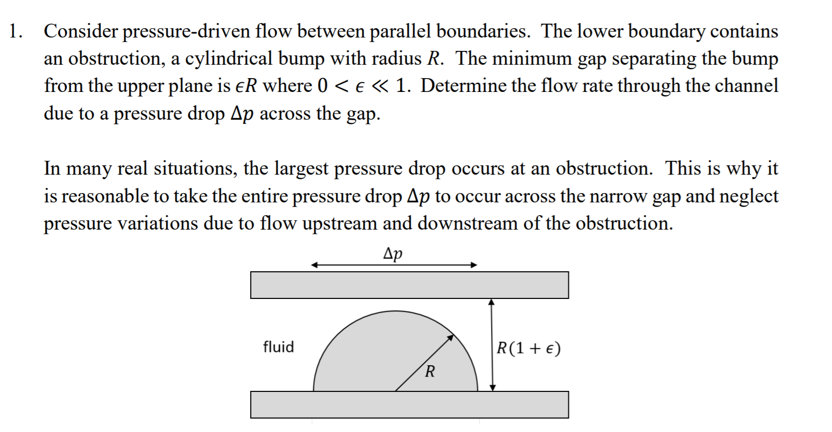 Solved Consider pressure-driven flow between parallel | Chegg.com