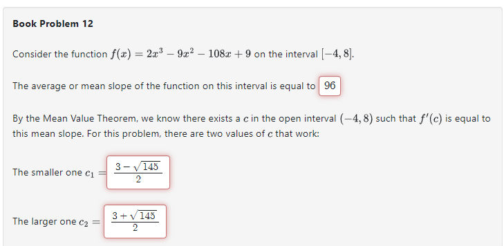 Solved Book Problem 12Consider the function | Chegg.com