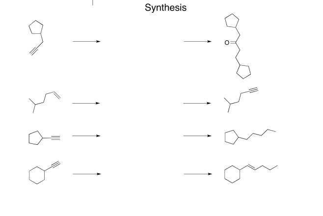 Solved Synthesis of Alkynes | Chegg.com