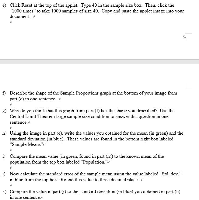 Solved e Click Reset at the top of the applet. Tvpe 40 in | Chegg.com