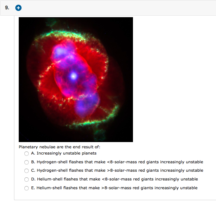 Solved 7. + 10,000 Helium flash Horizontal branch SP 100 Ra | Chegg.com