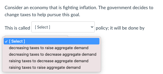 Solved Consider an economy that is fighting inflation. The | Chegg.com