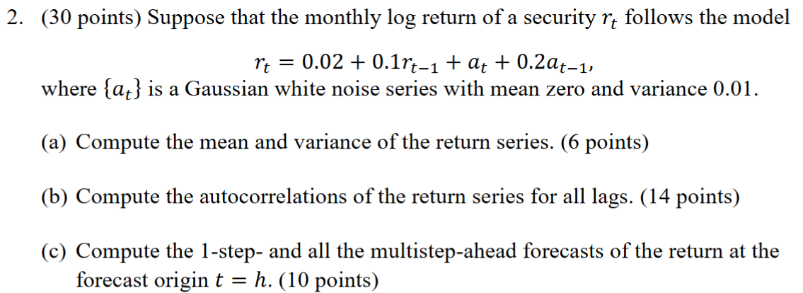 Solved code class="asciimath">(30 ﻿points) ﻿Suppose that the | Chegg.com