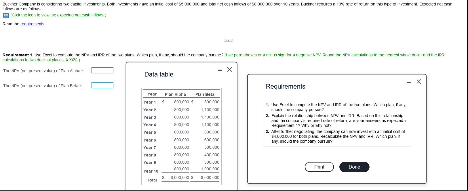 Solved inflows are as follows: (Click the icon to view the | Chegg.com