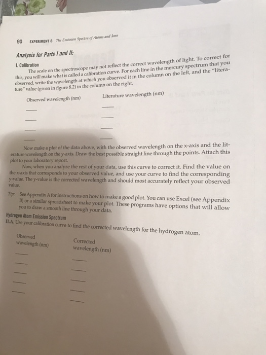 Solved ENERCISE LAB SECTION NAME Report Data for PartsI and | Chegg.com