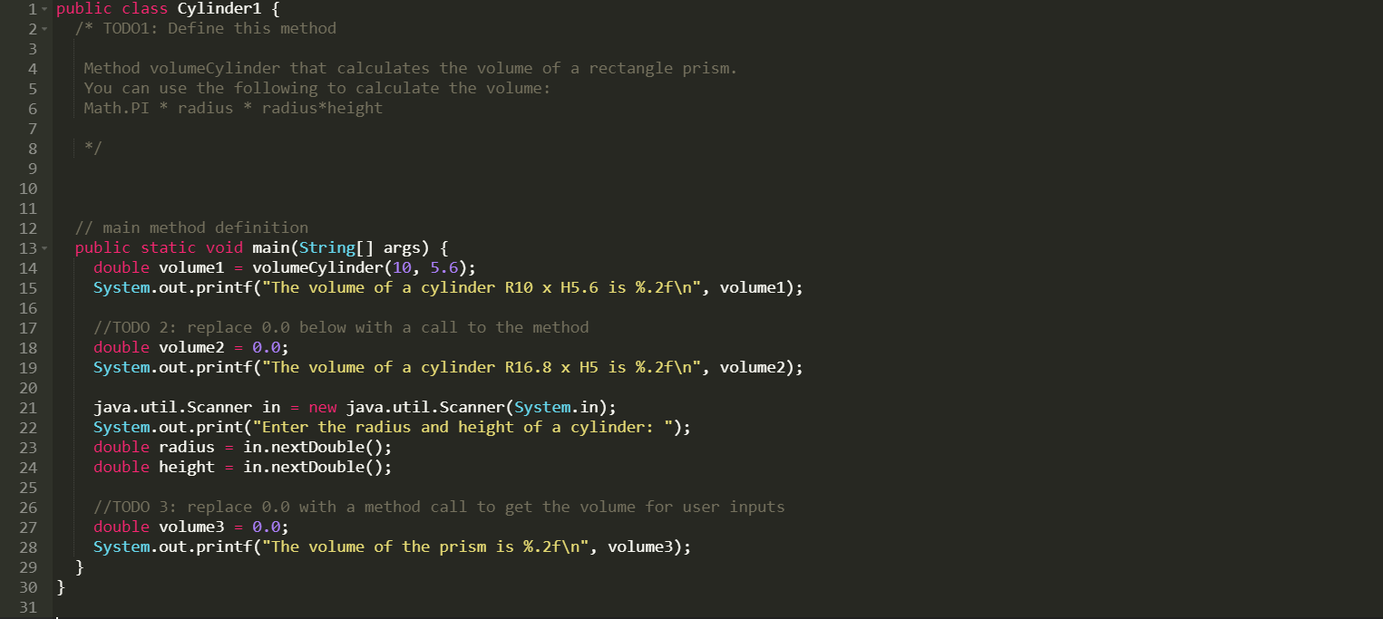 Solved Use the comments to change/fix the code ( Java | Chegg.com