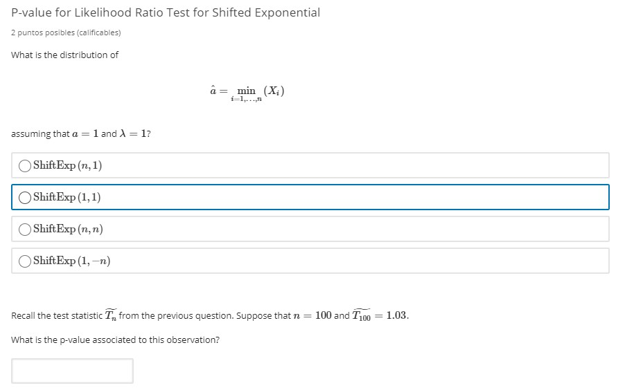 Solved 3. Likelihood Ratio Test Homework fecha límite jul | Chegg.com