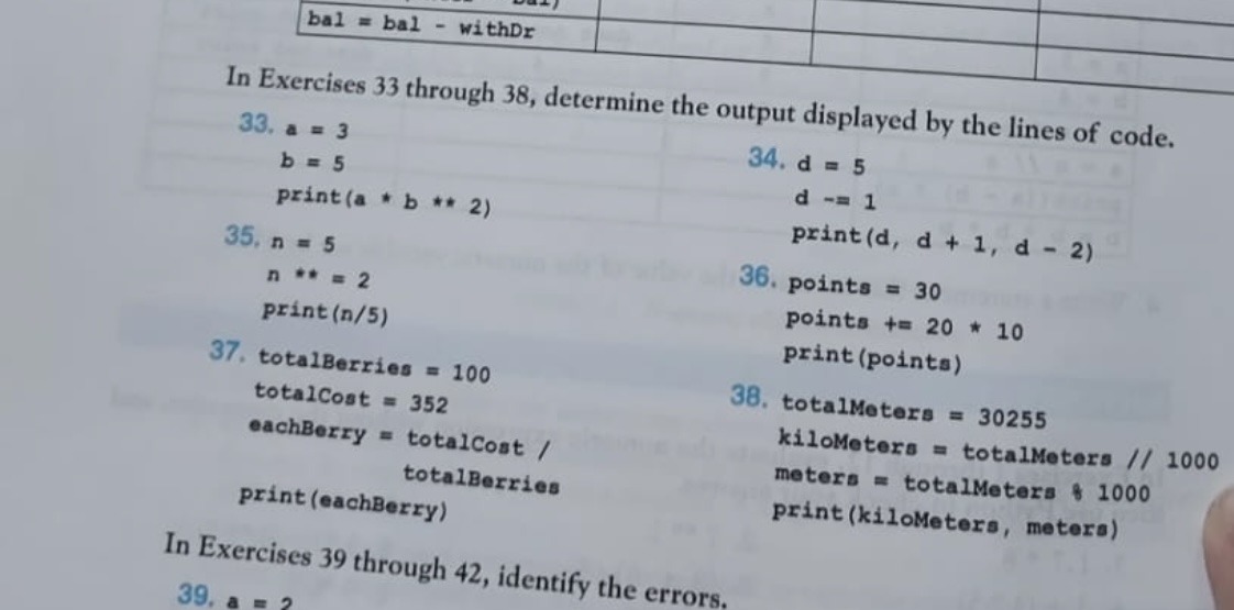 Solved In Exercises 33 through 38, determine the output | Chegg.com