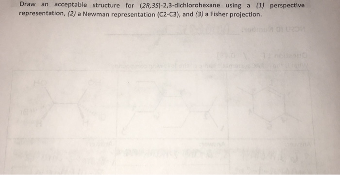 Solved Draw an acceptable structure for (2R, 3s)-2, | Chegg.com