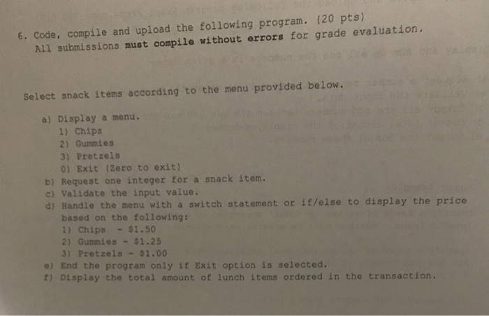 Solved 6. Code, compile and upload the following program. | Chegg.com
