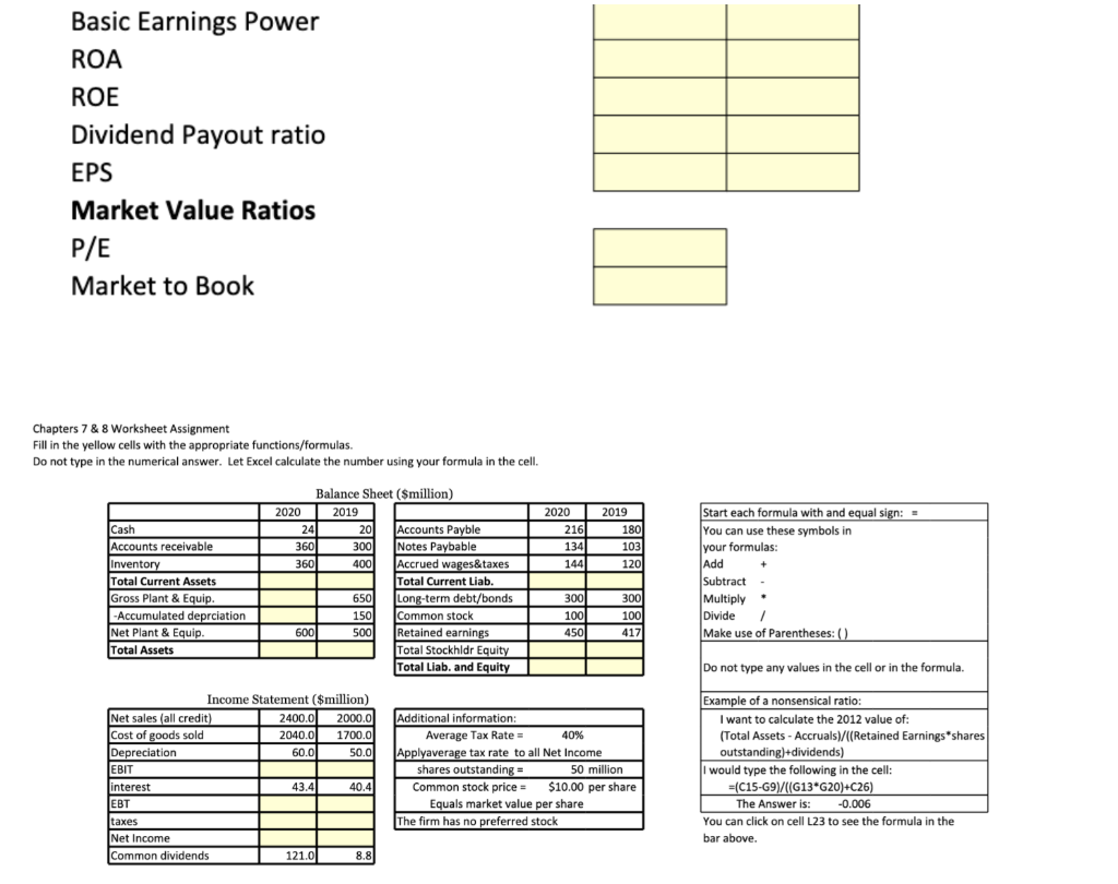 Solved 2020 2019 Calculate the following: OCF - Operating | Chegg.com