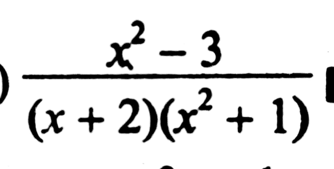 Solved 3- ܐ 3 (X +2)(,2 + 1) x 2) | Chegg.com