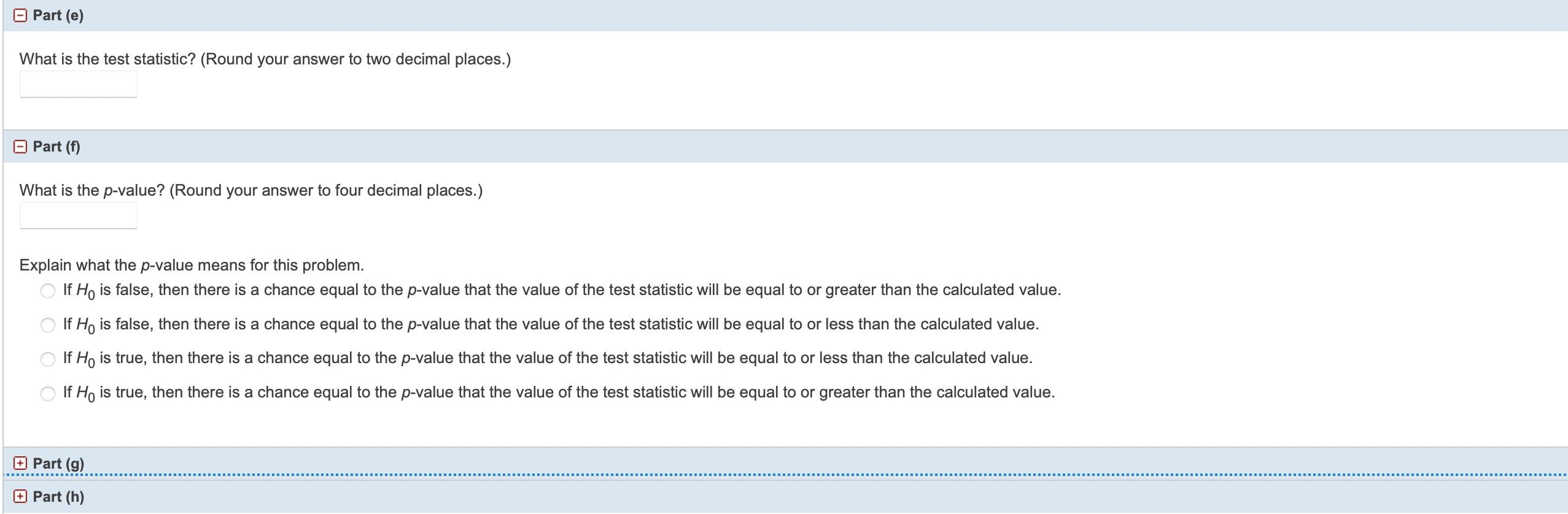 Solved State The Null Hypothesis The Honeymoon Location Is 7695