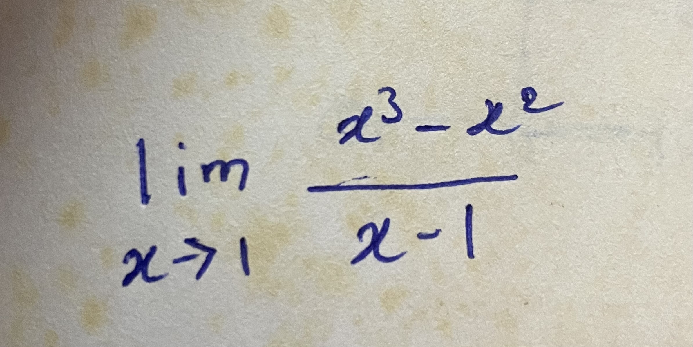 Solved limx→1x−1x3−x2 | Chegg.com Solved limx→1x−1x3−x2 | Chegg.com