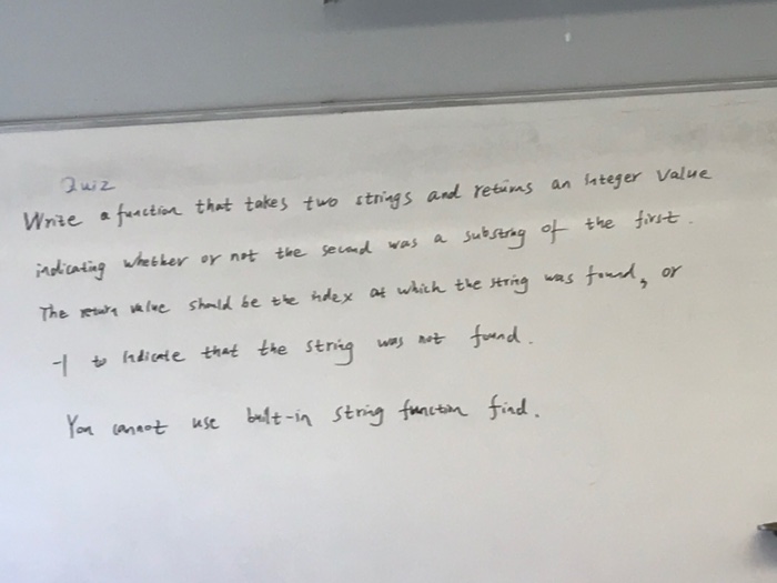 Solved Write a function that takes two things and returns an | Chegg.com