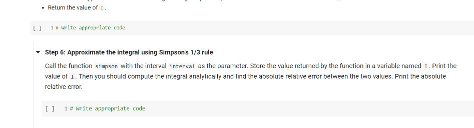 Solved Find the following integral using the simpson's 1/3 | Chegg.com