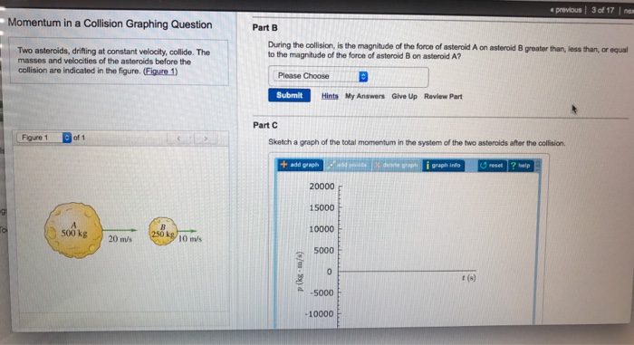 Solved Momentum in a Collision Graphing Question Two | Chegg.com