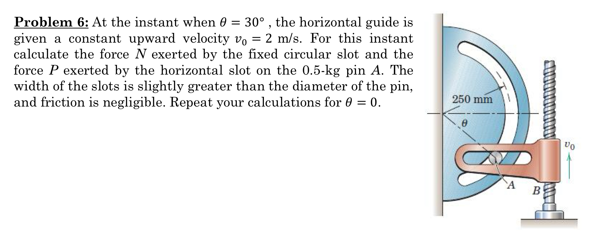 Solved Problem 6: At ﻿the instant when θ=30°, ﻿the | Chegg.com