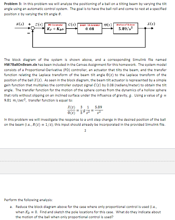 Problem 3 In This Problem We Will Analyze The