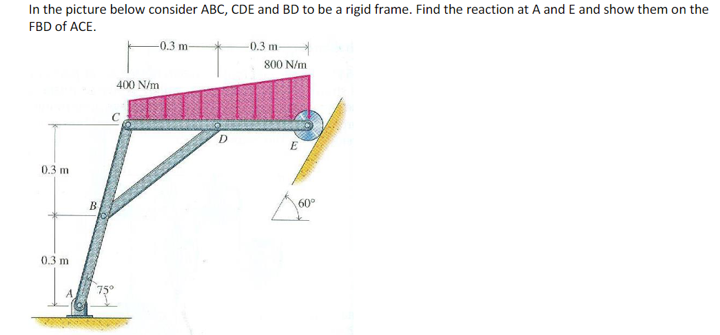 Solved In the picture below consider ABC, CDE and BD to be a | Chegg.com